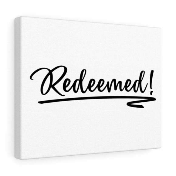 Express Your Love Gifts | Art | Scripture Sign Redeemed Bible Verse ...